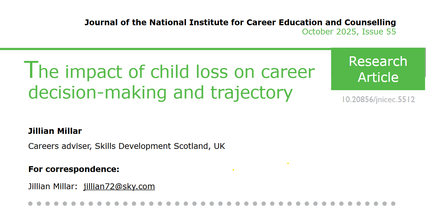 Returning back to work after childloss update - bereaved parents' club